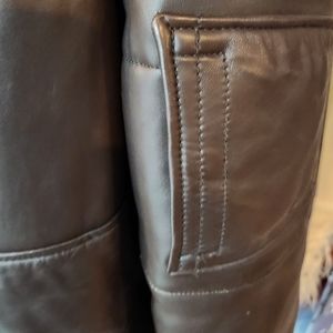 Phat Farm | Jackets & Coats | Phat Farm Brown Leather Heavy Weight ...